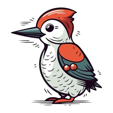 El Pico De Dibujos Animados Es Una Ilustración Vectorial De Un Pájaro