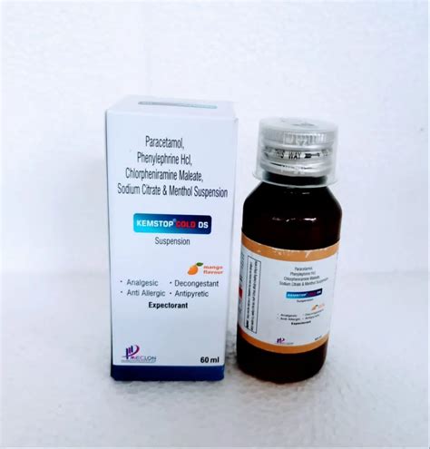 Kemstop Cold Ds Syrup At ₹ 85 Bottle Phenylephrine Chlorpheniramine Maleate And Paracetamol