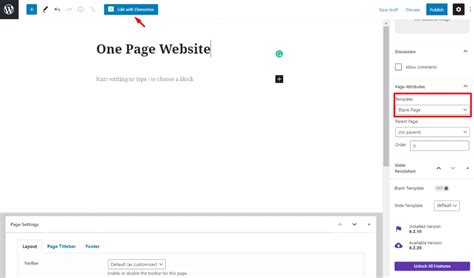 How To Make Single Page Website Using Elementor And Wordpress Prime Slider