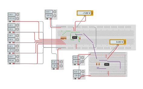 Circuit Design 4bit Dac Project Tinkercad