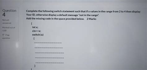 Solved Question Write A Loop Of Your Choice That Continue Chegg