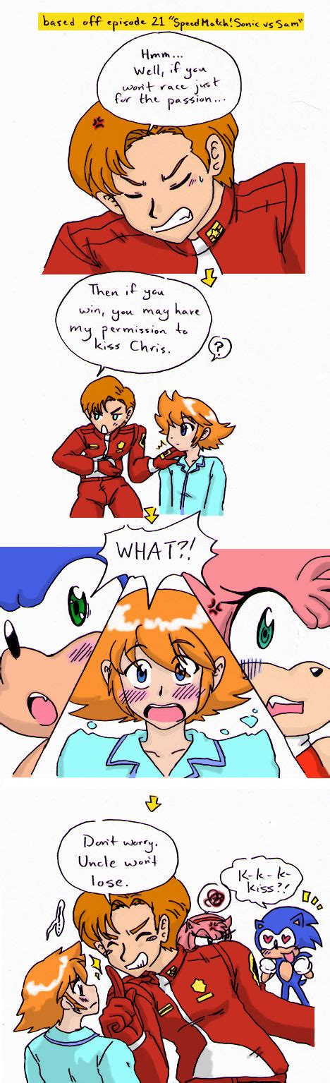 Sonic X Sonic X Chris Sams Negotiation By Cloud Kitsune On Deviantart