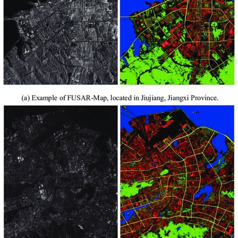 Examples Of The Single Pol Sar Images And Corresponding Label Images Download Scientific