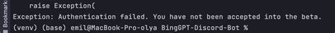 Auth Problem · Issue 6 · Ediziksbinggpt Discord Bot · Github