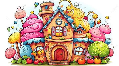 어린이 색칠 공부 그림 레몬이 있는 케이크 하우스 컬러 북 어린이 책 교육 만화 배경 일러스트 및 사진 무료 다운로드 Pngtree