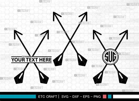 Arrow Icons Monogram Arrow Svg Graphic By Etc Craft Store · Creative
