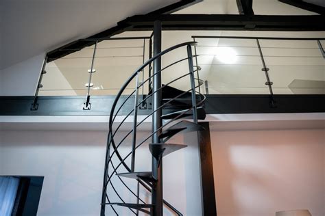 Escalier Colimaçon En Métal Sur Mesure à Pornichet Loire Atlantique