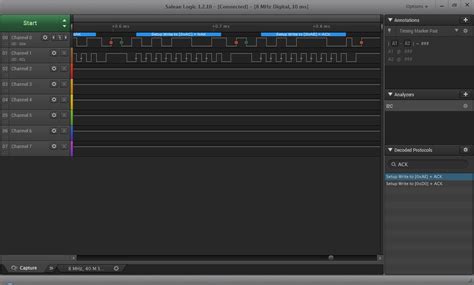 Mismatch Of I2c Addresses Between Logic Analyzer And I2c Scanner Networking Protocols And