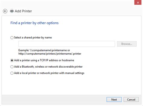 Windows Add Network Printer As A Local Printer Super User