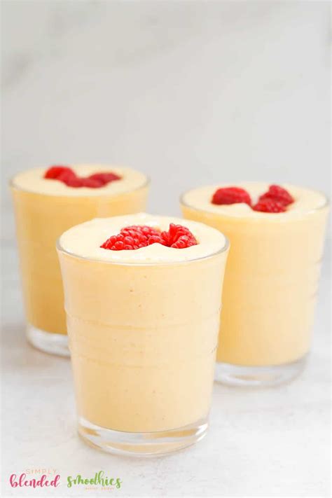 Banana Peach Smoothie Simply Blended Smoothies