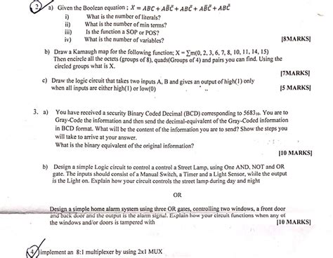 Solved A Given The Boolean Equation Chegg Com