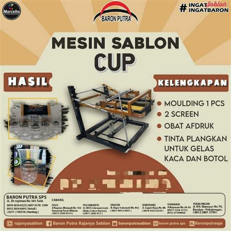 Jual Mesin Sablon Cup Shopee Indonesia