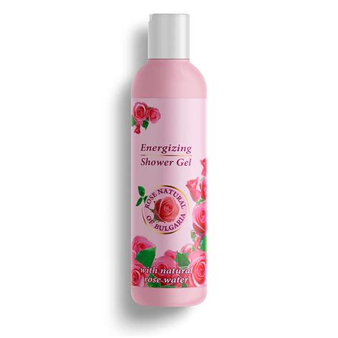Енергизиращ душ гел Rose Natural с екстракт от дива роза 300 Ml Bulfresh Cosmetics