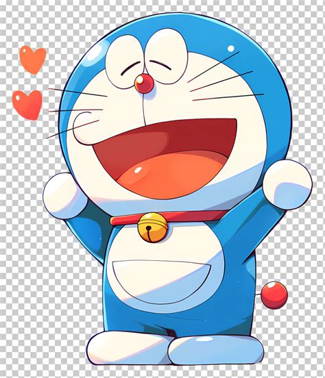 Doraemon Blushing Blue Robot Smiling Png Clipart Blush Blushing Blue Robot Cute Doraemon
