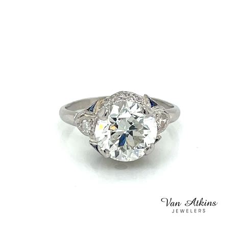 271 Carat European Cut Diamond Ring 003 102 00017 Van Atkins