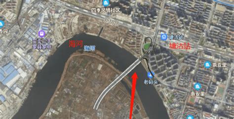 亚洲第一滨海新区这两座跨海河桥长这样 结构 km 绿化