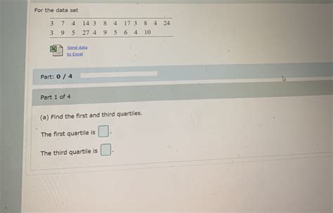 Solved For The Data Set 4 24 3 7 4 14 3 8 4 17 3 8 3 95 27 4