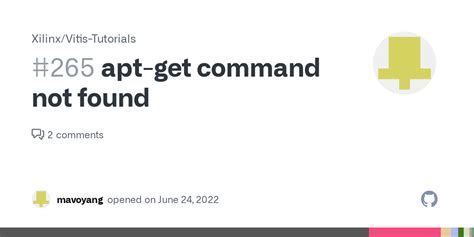 apt get command not found · issue 265 · xilinx vitis tutorials · github