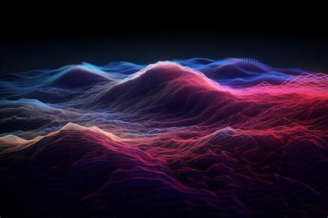 Premium Ai Image Cyber Data Flow In Blockchain Fields Generative Ai