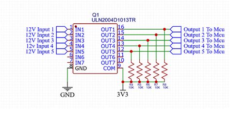 ULN2004 For 12v Inputs To 3 3V GPIO Input Motors Mechanics Power And CNC Arduino Forum