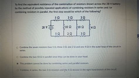 ☑ Combining Resistors In Parallel And Series