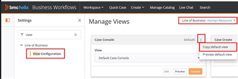 Bmc Helix Business Workflows How To Add Status Reason Column To Case Console Knowledge