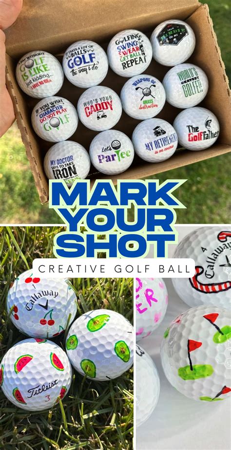 Best 13 Mark Your Shot Creative Golf Ball Designs With Sharpie That