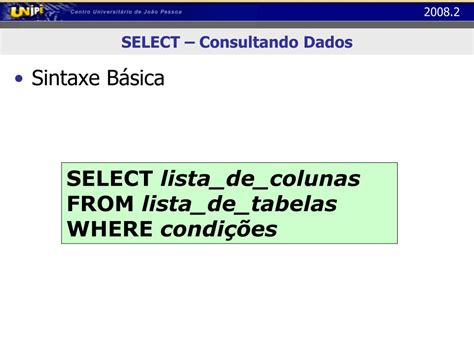 Ppt Sql Avançado Revisando Sql Powerpoint Presentation Free Download Id913322