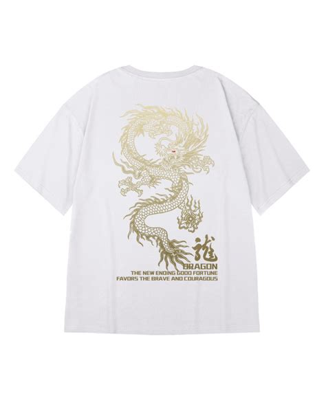 Oversize Streetwear Dragon T Shirt Techwear Official