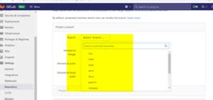 Gitlab Branch Protection How To Create Gitlab Branch Protection