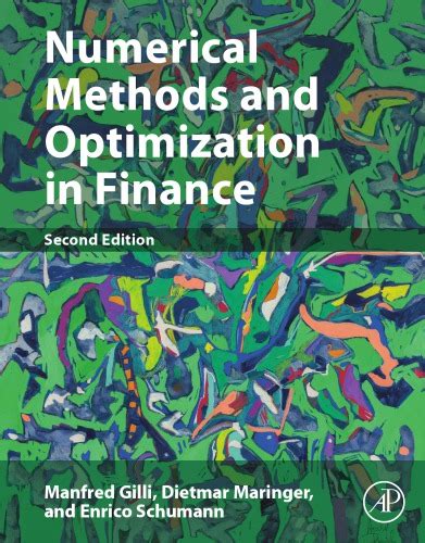 Numerical Methods And Optimization In Finance 2nd Edition Manfred Gilli