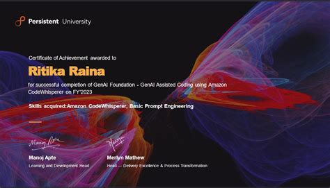 Ritika Raina On Linkedin Genaicodingcertification Codingjourney