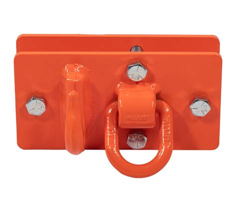 Bolt On Tractor Bucket Hooks W Tie Down D Ring Backer Plate Grab Hook Sold In Pairs