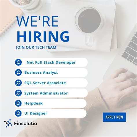 Finsolutia On Linkedin Finsolutia Techcareers Careergrowth