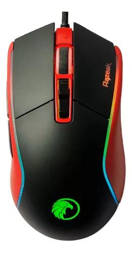 Mouse Razeak Gaming Rgb Falcon Rm X18 Rojo Cuotas Sin Interés