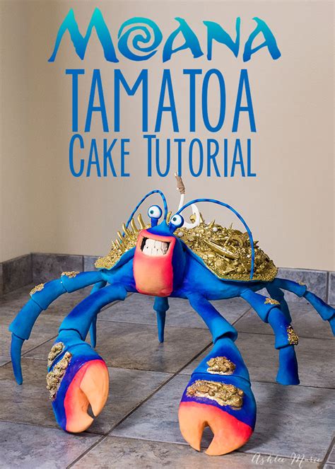 Moanas Tamatoa Gigantic Coconut Crab Cake Video Tutorial Ashlee