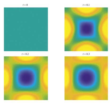 Numerical Solution And Turing Pattern Of Experiment 2 With Initial