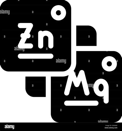 Macro And Microelements Food Glyph Icon Vector Macro And Microelements Food Sign Isolated