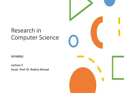 Lecture 3 Computer Science Research Sem1 2223 1pptx