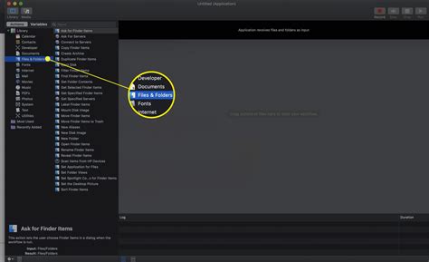 using automator to rename files and folders