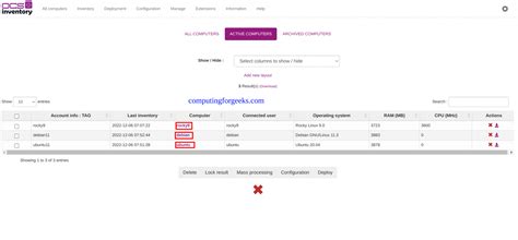 Install Ocs Inventory Server On Rocky Linux 8 Almalinux 8