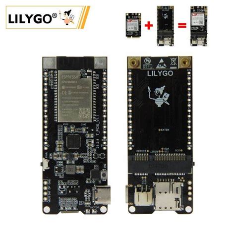 Lilygo® Ttgo T Pcie Esp32 Sim Series Module Wifi Bluetooth Nano Card Composable Esp32 Wrover 4mb