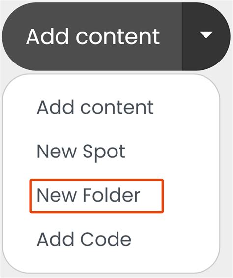 Organize The Layout Of Your Spots With Folders Fectar