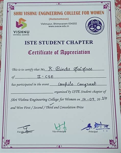 Kuncham Bindu Sai Sree On Linkedin Coding Problemsolving Iste