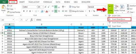Insert Row Shortcut Excel Turtlegilit