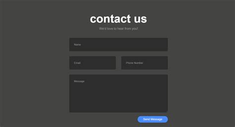 20 Beautiful Css Contact Forms Code Examples Onaircode