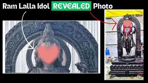 Ram Lalla Idol Revealed Here Is The Latest Ram Mandir Murti Photo