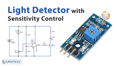 Light Detector With Sensitivity Control Circuit Lm741
