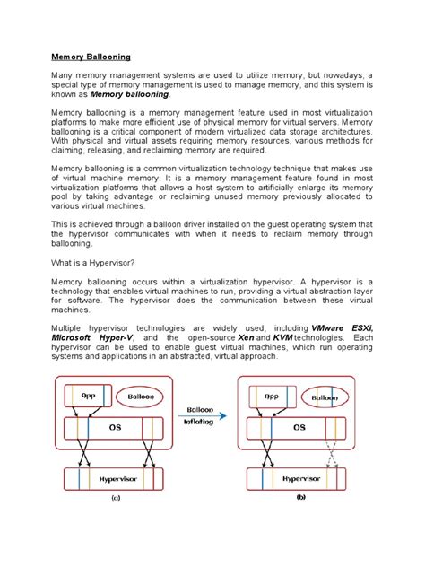 Memory Ballooning Pdf