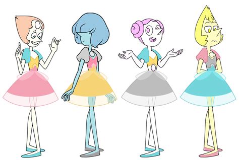 Pearls Outfits Edit By Bananimationofficial Steven Universe Steven Universe Gem Steven
